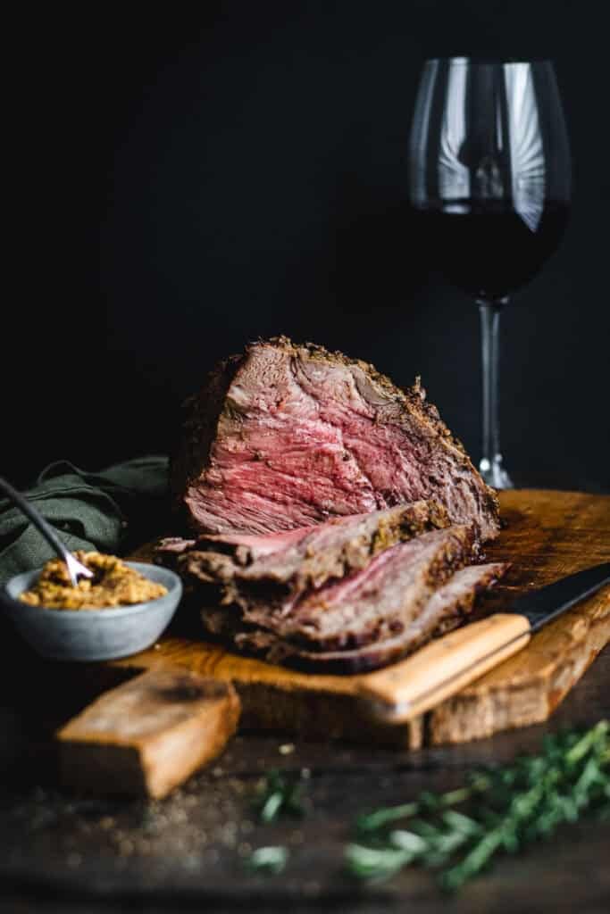 Roast Beef Topside with Red Wine & Rosemary - The Irishman's Wife